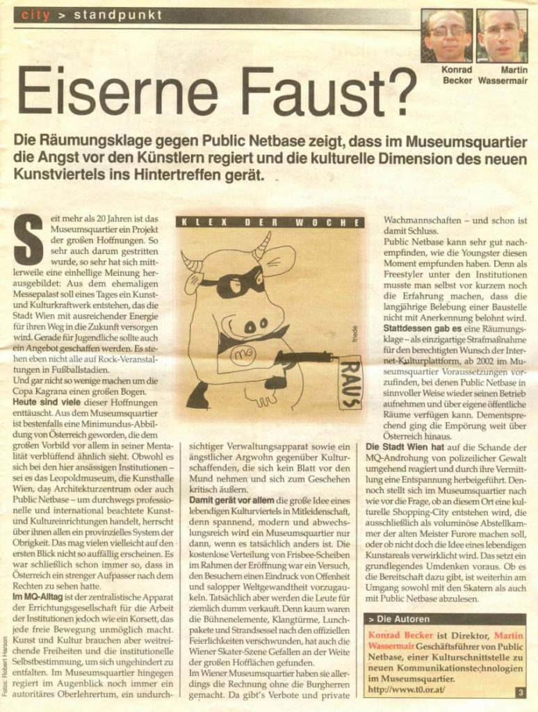 Eiserne Faust? - Martin Wassermair